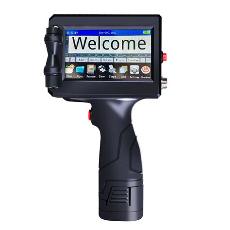 127mm Data Expiry Date Logo Qr Code Barcode Handheld Inkjet Printer Handheld Inkjet Printer