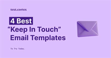 4 Best Keep In Touch” Email Templates To Try Today