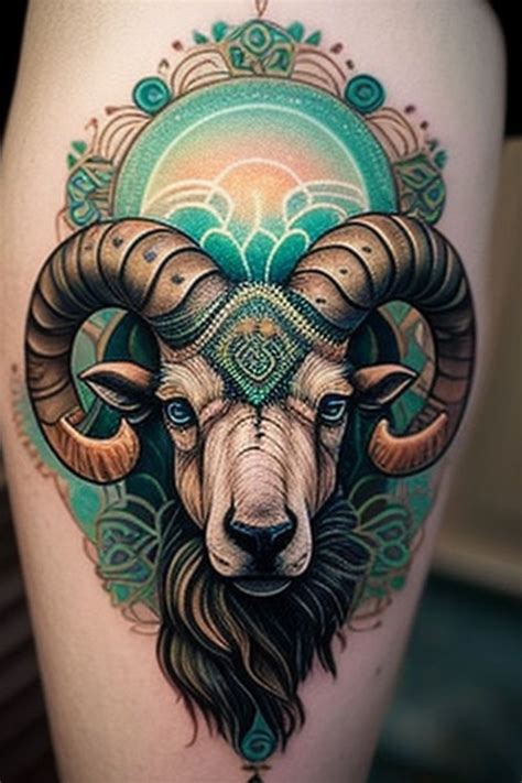 Bold Ram Tattoo Ideas For Men Unleash Your Inner Strength Ram