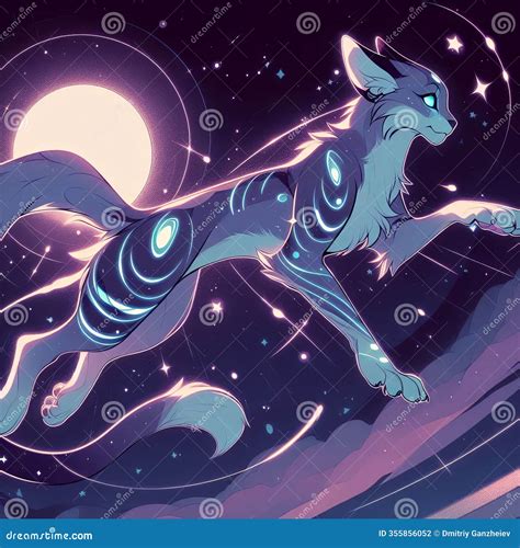 Cosmic Cat Feline Astronaut In Space Royalty Free Stock Image
