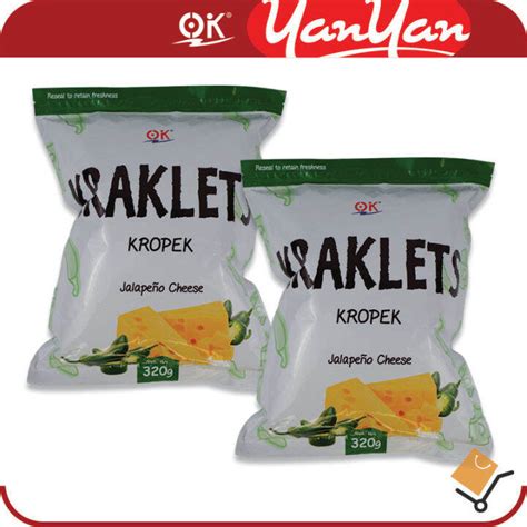 Ok Yan Yan Kraklets Kropek 320g Flavoured Snack Set Of 2 Lazada Ph