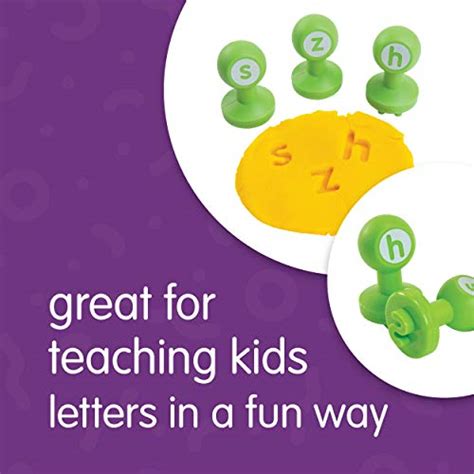 Colorations Alphabet Dough Stampers Set Lowercase Letters 26 Letter