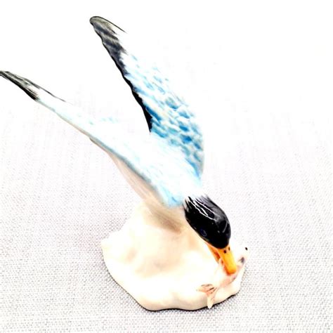 Small Seagull Figurine Etsy
