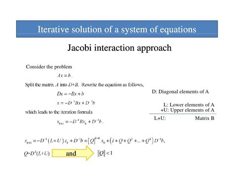 Method Of Jacobi