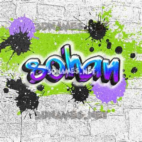26 3d Names For Sohan