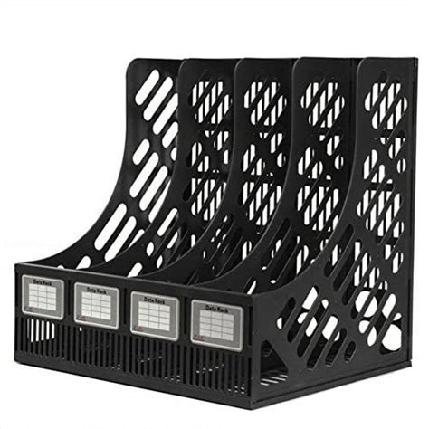 Skyfun Label Plastic File Holder Office Desk Table Top For Files