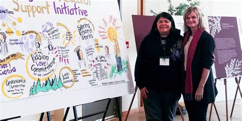 Flo Ranville Represents Cgshe At Ubc Irsis Indigenous Research
