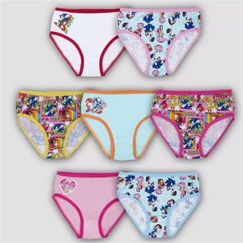 Sonic The Hedgehog Girls Underwear Multipack Sonicgirls7pk 4