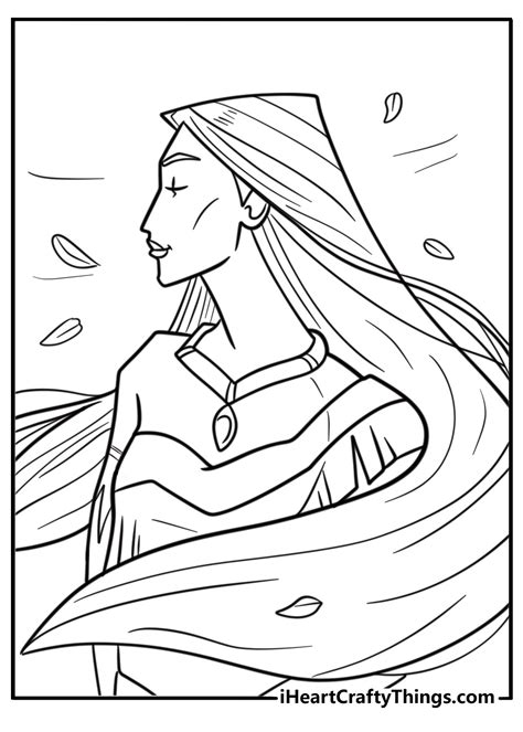 Vento Pocahontas Wind Cores Ausmalbilder Colouring Malvorlagen