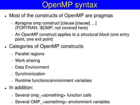 Ppt Introduction To Openmp Powerpoint Presentation Free Download Id6581349