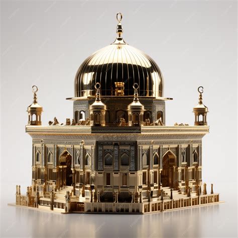 Premium Ai Image 3d Model Of Kaaba
