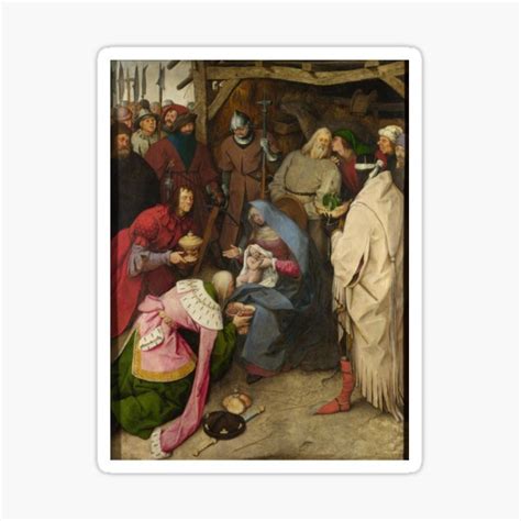 Nativity Of Jesus By Pieter Bruegel Sticker By Koo17leon Redbubble