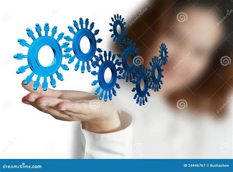 People Cogs As Concept Stock Image Image Of Economical 24446767