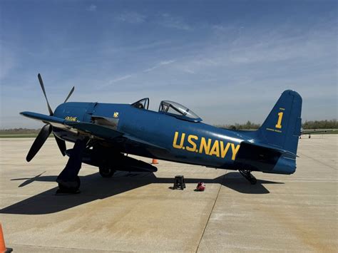 Blue Angels F8f 2 Bearcat Heads For Europe Vintage Aviation News