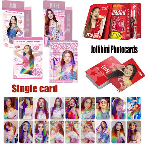 Jollibini Photocards Jollibee Bini Lomo Cards 92pcs Bini Card Mikha