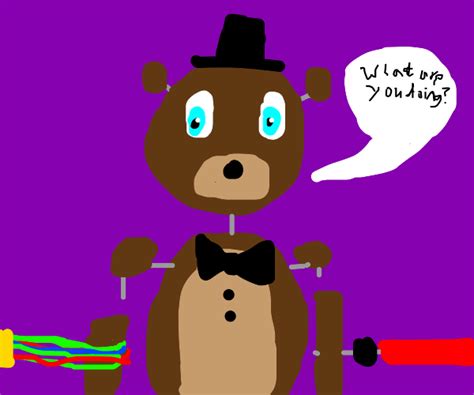 Freddy Giving Foxy A Wedgie Drawception
