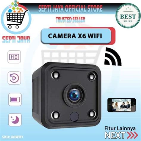 Jual Spy Camera Mini Wifi X6 Hd 1080p Kamera Cctv Kecil Unik Hidden Spycam Camera X6 Wifi Di