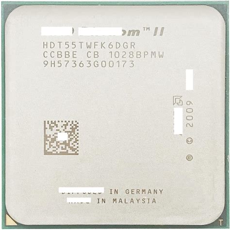 CPU X6 1055T 1055 2.8G 95W Six-Core CPU Processor HDT55TWFK6DGR Socket ...
