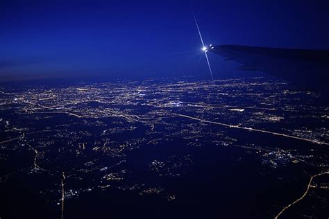 4852 City View Airplane Night Royalty Free Photos And Stock Images