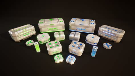 Artstation Sci Fi Health Pack Ue4