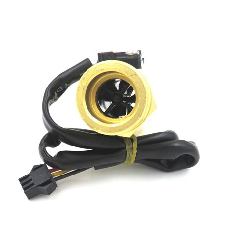 2 Pieces Yf B6 G34 Brass Flow Sensor 5v Dc 2 45 L Grandado