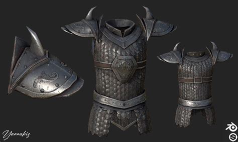Low Poly Fantasy Armor Finished Projects Blender Artists Community