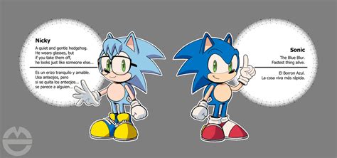 Sonic And Nicky Classic Style By Ablugreen On Deviantart