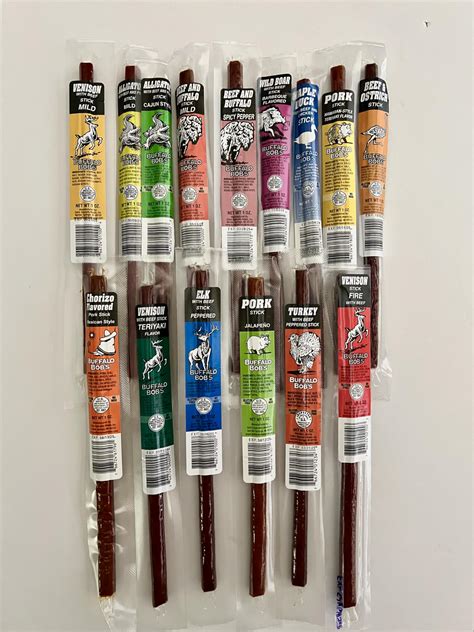 Jerky Dynasty Buffalo Bobs Mixed Jerky Variety Pack 15 Piece