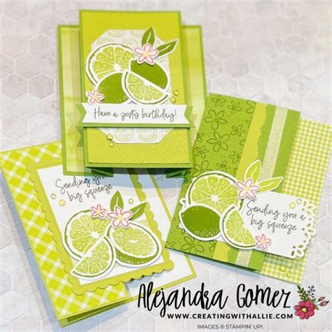Fun Fold Card Class With Sweet Citrus Bundle
