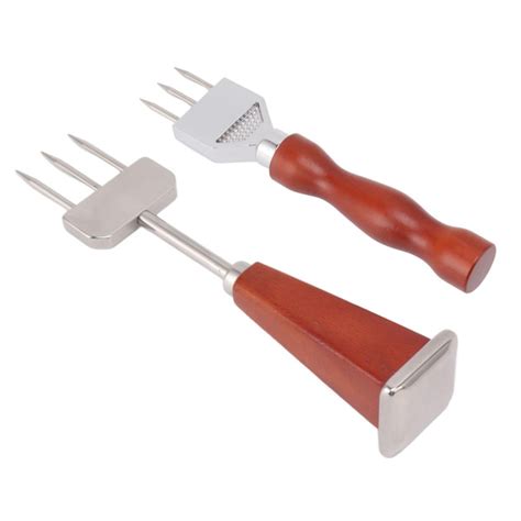 Bar Ice Chisel Chipper Wood Stainless Steel Ice Chisel Safe Practical Comfortable Hand Feel For