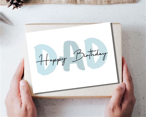 Happy Birthday Dad Birthday Card For Father Birthday Card Digital