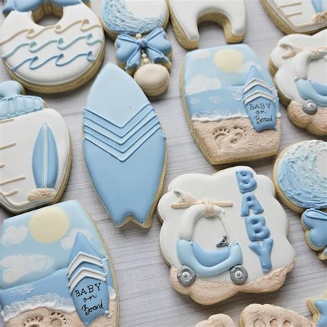 Beach Theme Cookies Etsy