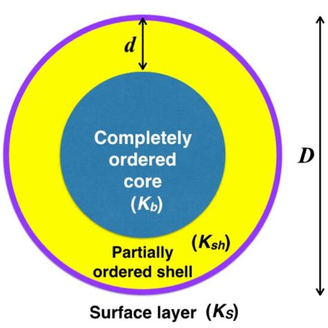 A Pictorial Representation Of The Core Shell Surface Layer Cssl Model