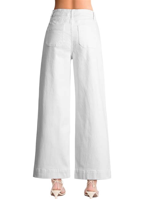 Dokotoo Womens Wide Leg Jeans High Waisted Vintage Stretchy Loose