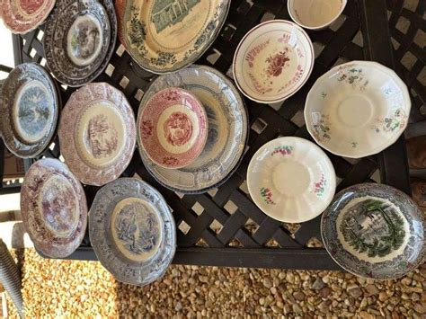 Assorted Plates Gary Realty And Auction
