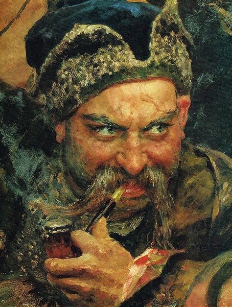 Detail Cossack Head By Repin Repin Portraits Ilya Repin Art Repin
