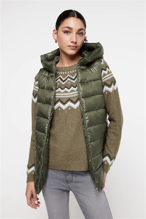 Chaleco Acolchado Capucha Ofertas En Chalecos De Mujer Fifty Factory