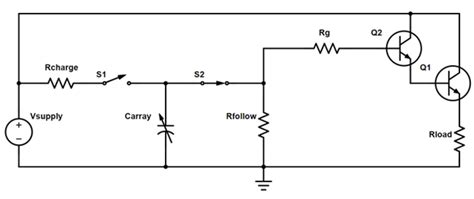 Transistors Improving Voltage Follower Circuit For High Voltage Pulse