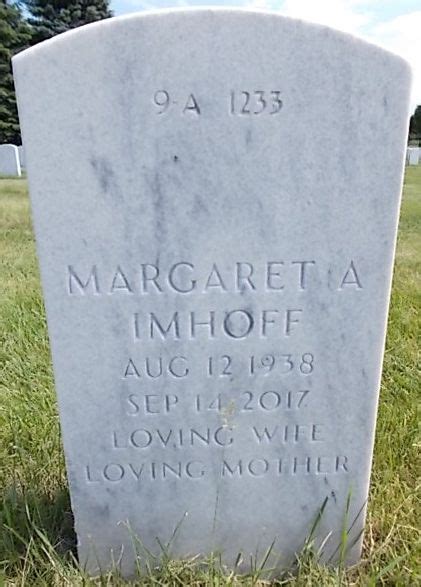 Margaret Ann “peggy” Crane Imhoff 1938 2017 Find A Grave Memorial