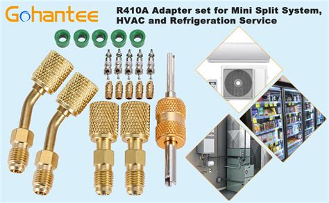Adaptador R410a Para Sistema Mini Dividido Adaptador De Puerto De Aspiradora De Carga 5 16
