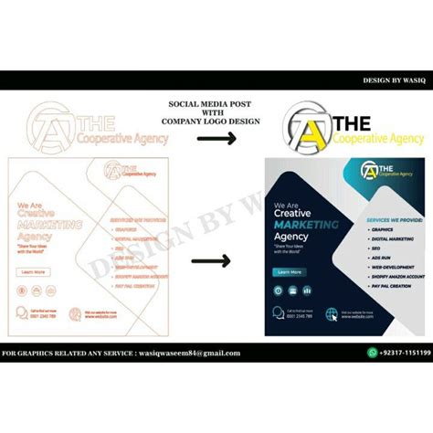 Wasiq Waseem On Linkedin A Design For My Client Social Media Post Logo