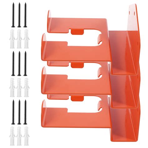 Aevxkhi 3pcs Weed Trimmer Hanger Wall Mounted Grass Trimmer Rack