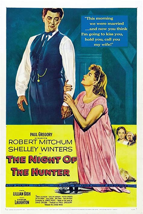 The Night Of The Hunter 1955 Robert Mitchum Colorized