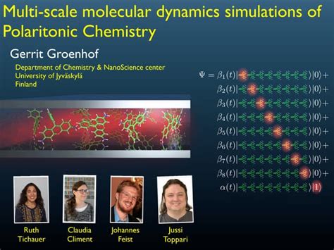 Multiscale Molecular Dynamics Simulations Of Polaritonic Chemistry Pdf