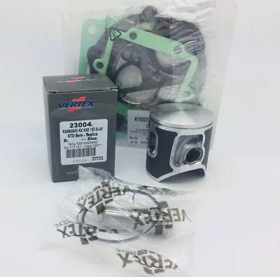 Top End Rebuild Kit Vertex Piston Gaskets Kawasaki Kx 125 2003 08 53