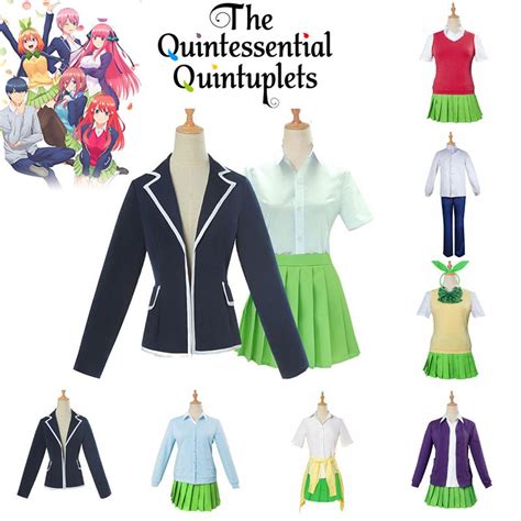 Quintuplets Quintessential The Cosplay Sizes Xs Xxxl Costumes Shopee