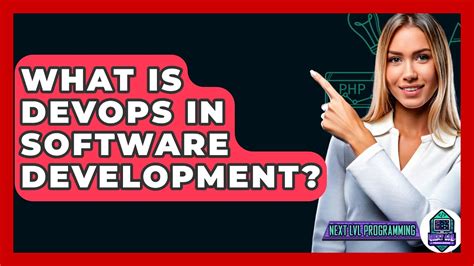 what is devops in software development next lvl programming youtube