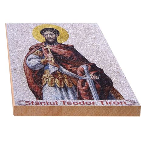 Icoana Pe Coaja De Ou Ecoart Movement Sfantul Teodor Tiron Sfant