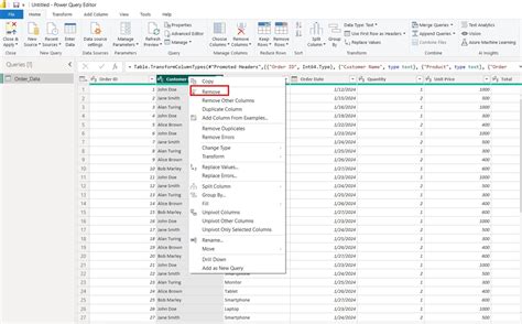Removing Columns In Power Query Neotech Navigators