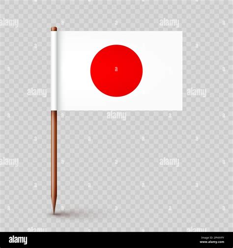 Realistic Japanese Toothpick Flag Souvenir From Japan Wooden